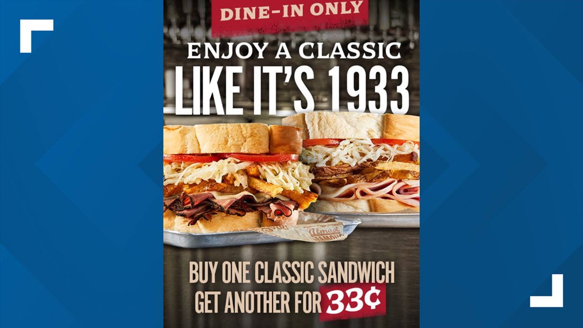 Primanti Bros. special one-day offer Tuesday August 15 | fox43.com