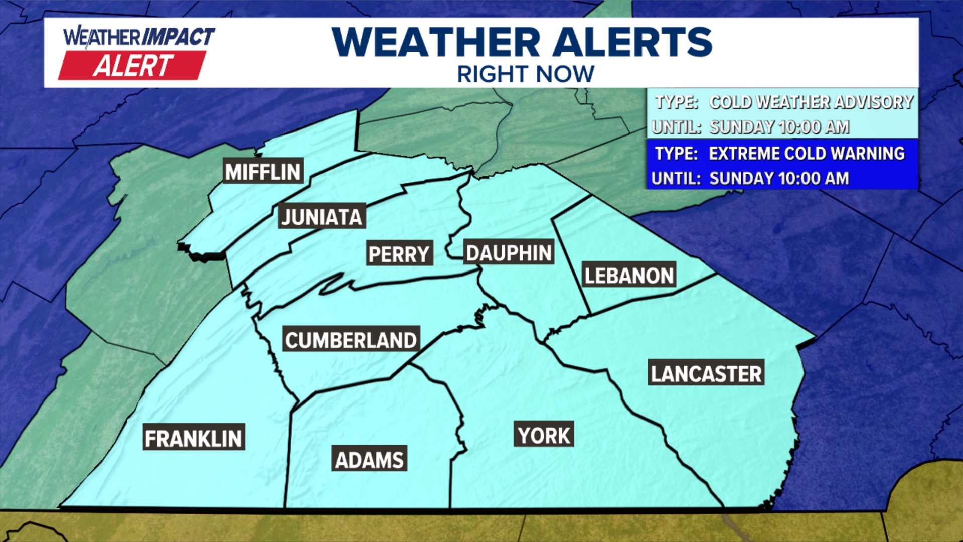 Code Blue Alert issued in Lebanon through Monday morning | fox43.com