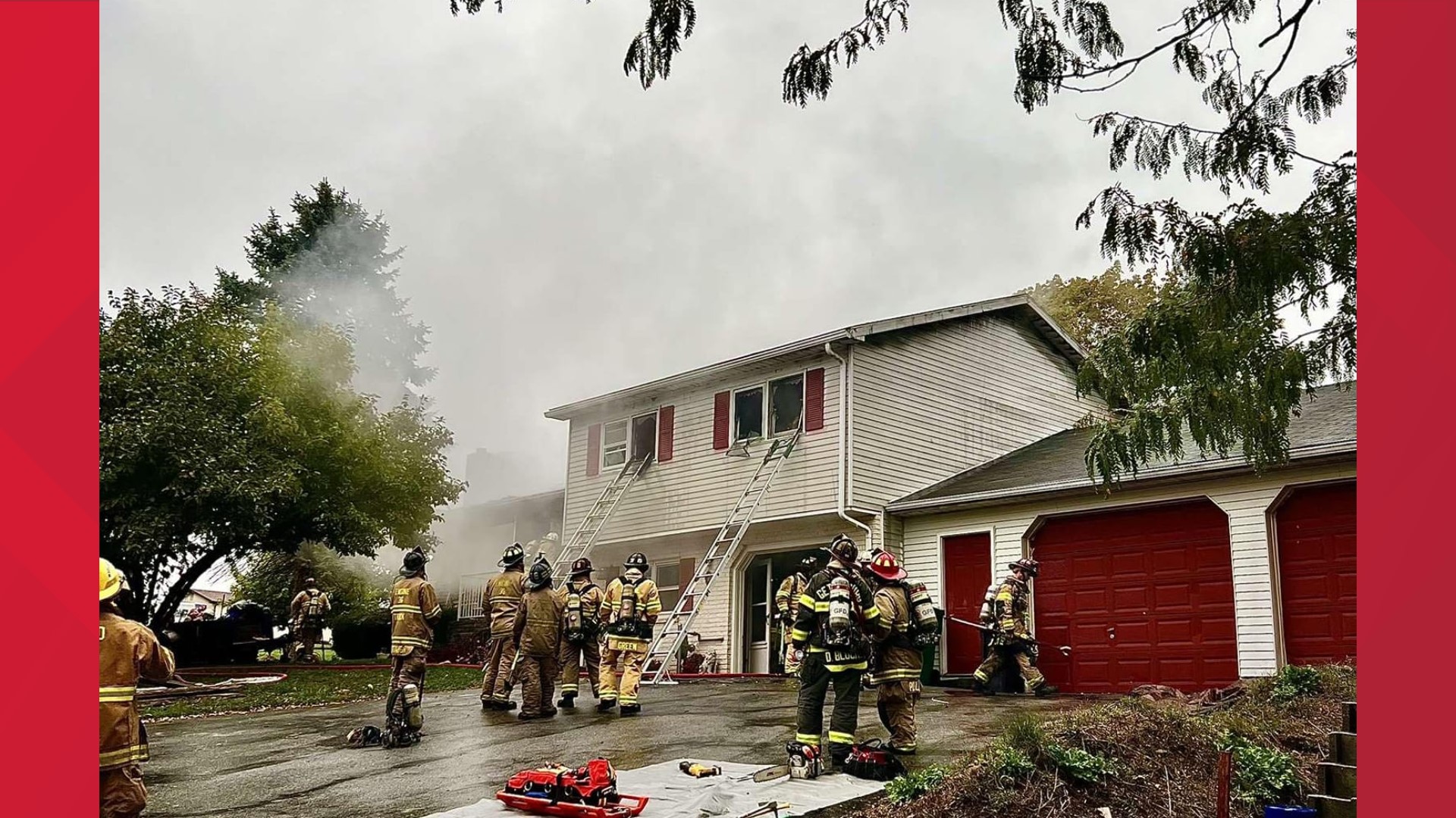 2 taken to medical centers after house fire | fox43.com