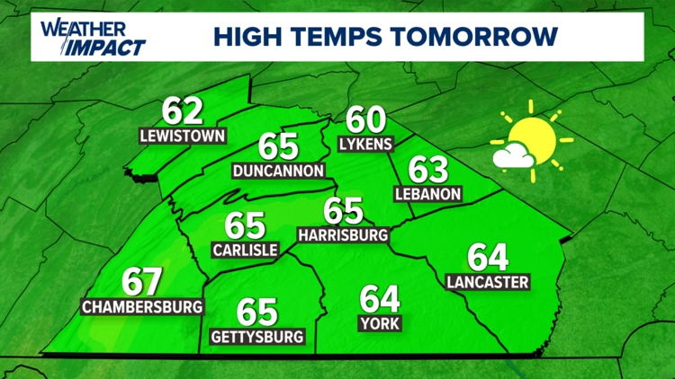 Weather Conditions for Harrisburg, York, Lancaster, Lebanon ...