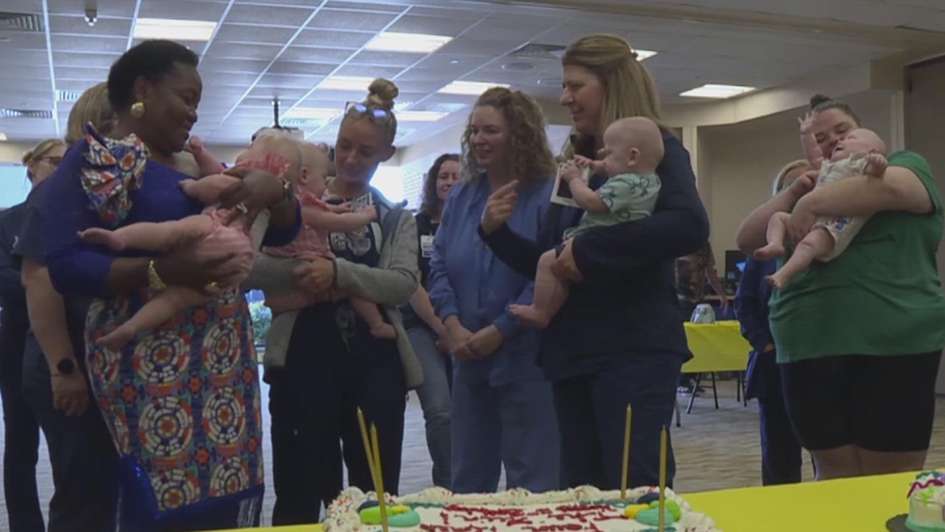 Quadruplets born at WellSpan York Hospital NICU return 1 year later ...