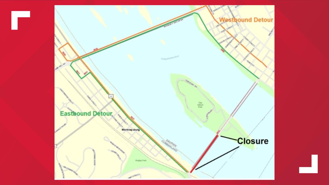 Weekend closure announced for Harrisburg's Market Street Bridge | fox43.com