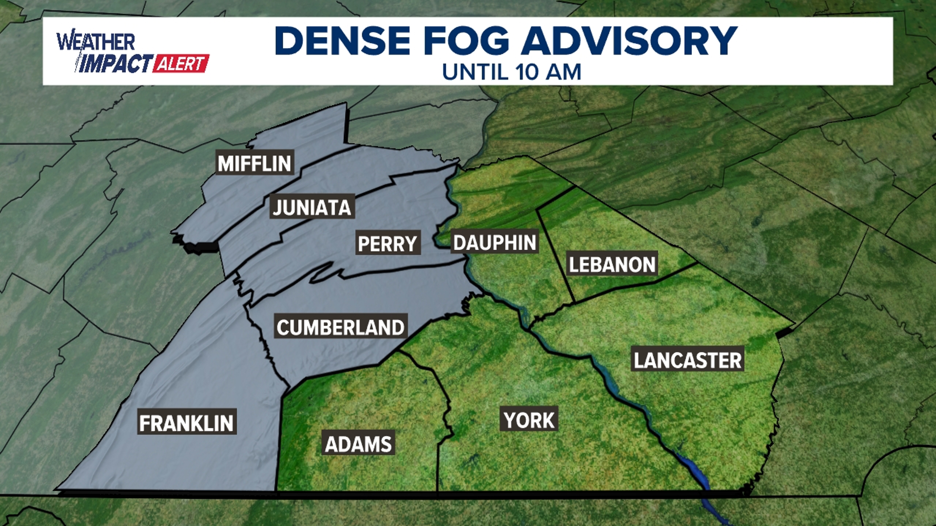 Dense fog in central Pennsylvania affects commutes | fox43.com
