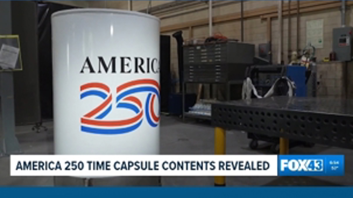 America250 reveals time capsule contents ahead of July 4 burial in ...