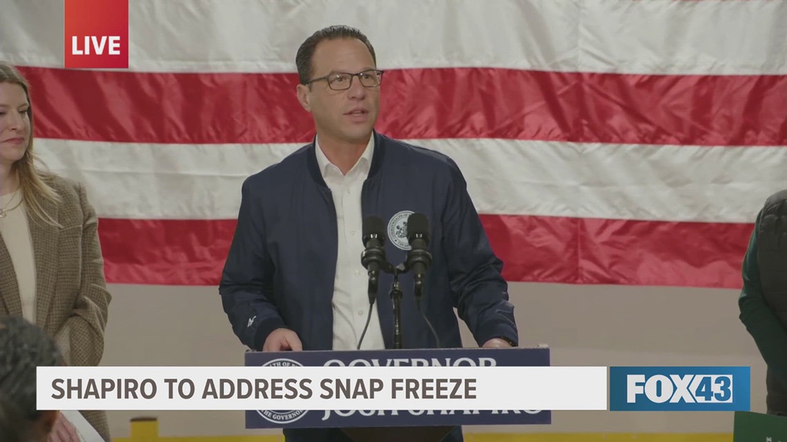 Gov. Shapiro addresses SNAP ruling | fox43.com