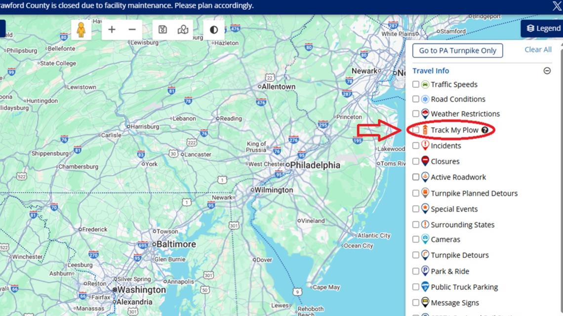 How to track snowplows in your area through PennDOT | fox43.com
