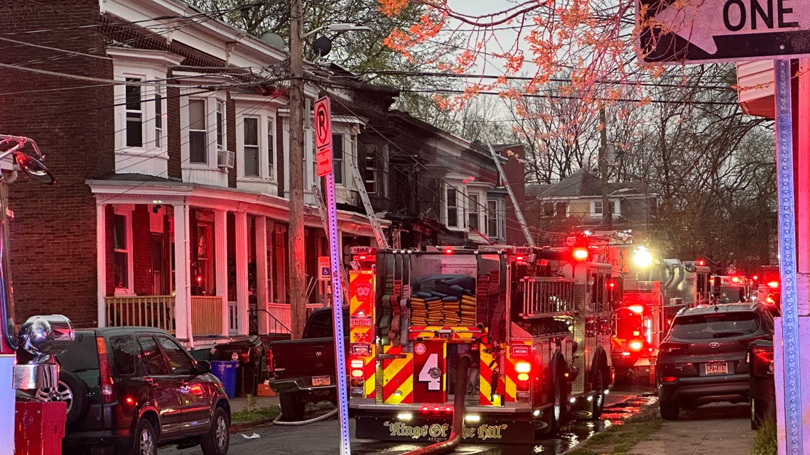 Crews battling rowhome fire | fox43.com