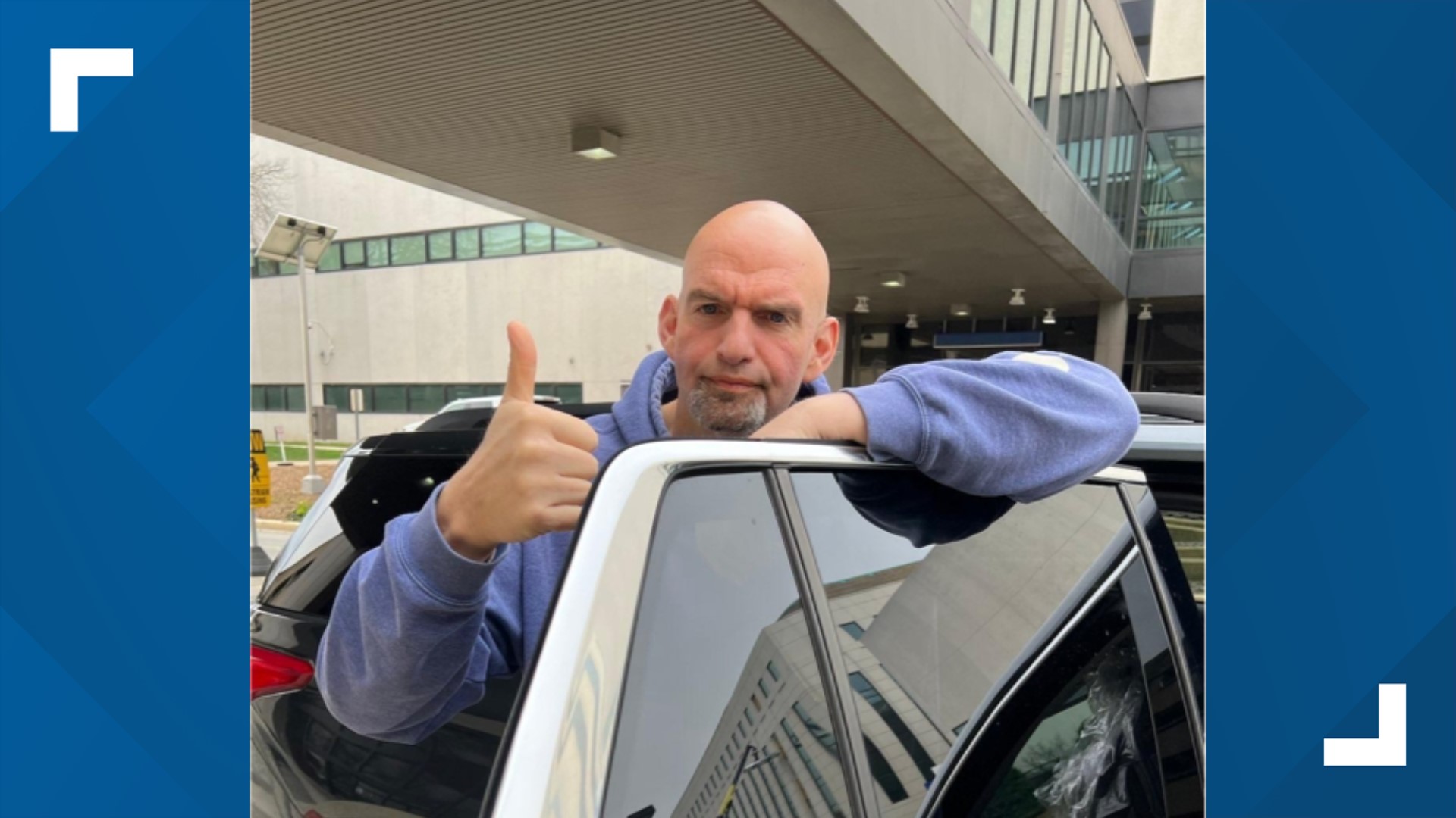 Sen. Fetterman released from Walter Reed, returns to Braddock | fox43.com