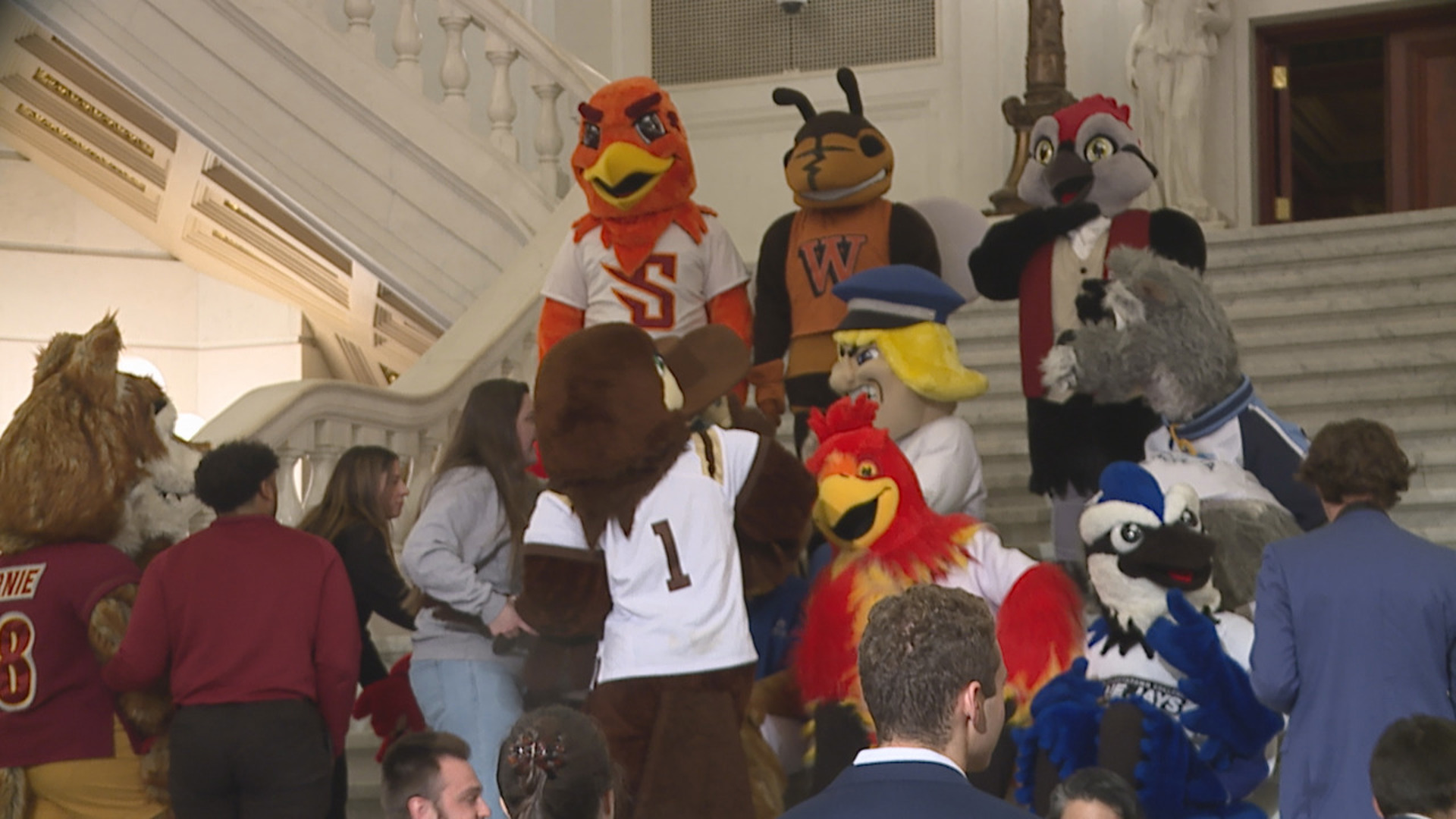 College and university mascots visit the PA Capitol | fox43.com
