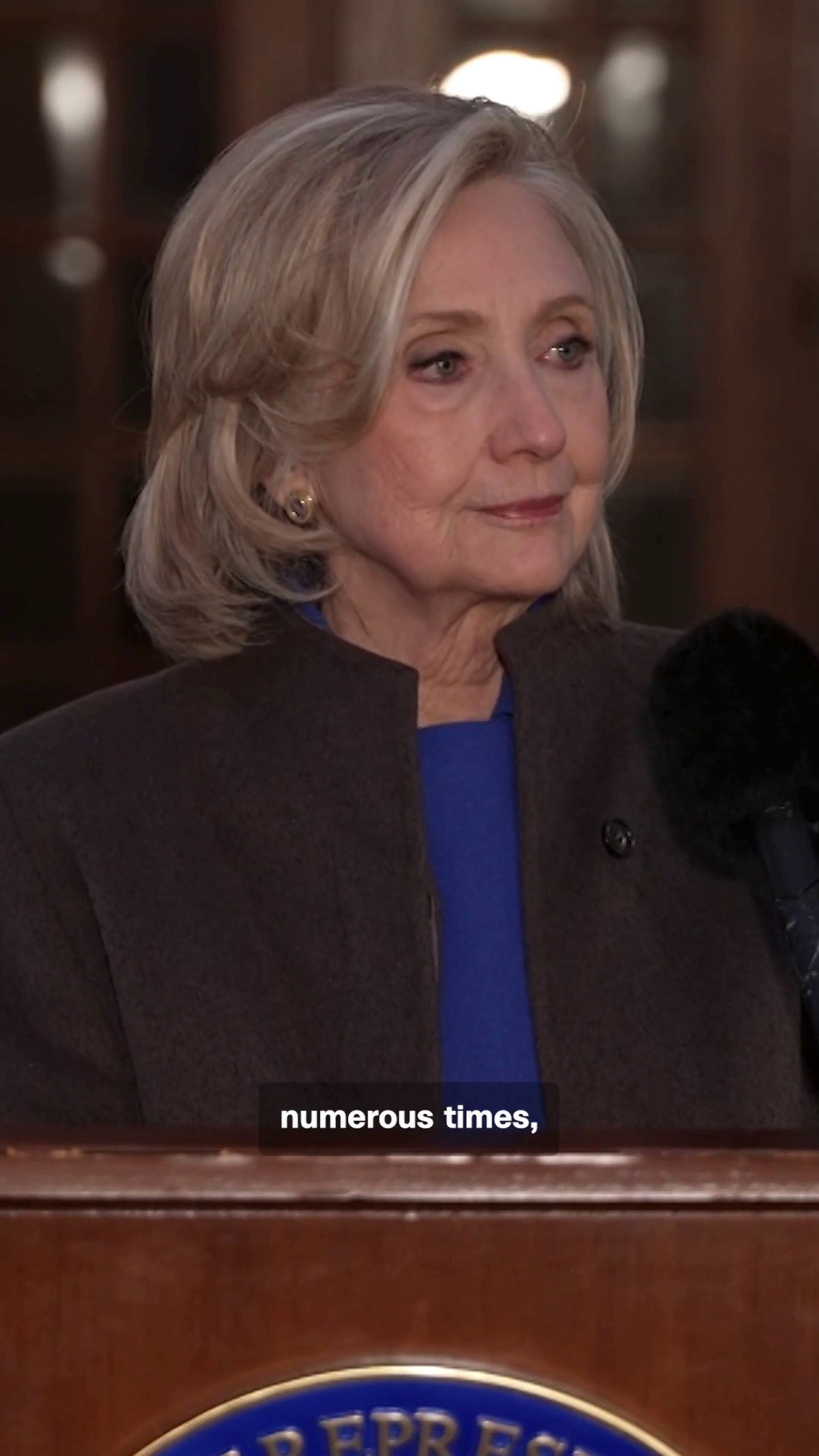 Hillary Clinton speaks to media ahead of testimony in Epstein trial ...