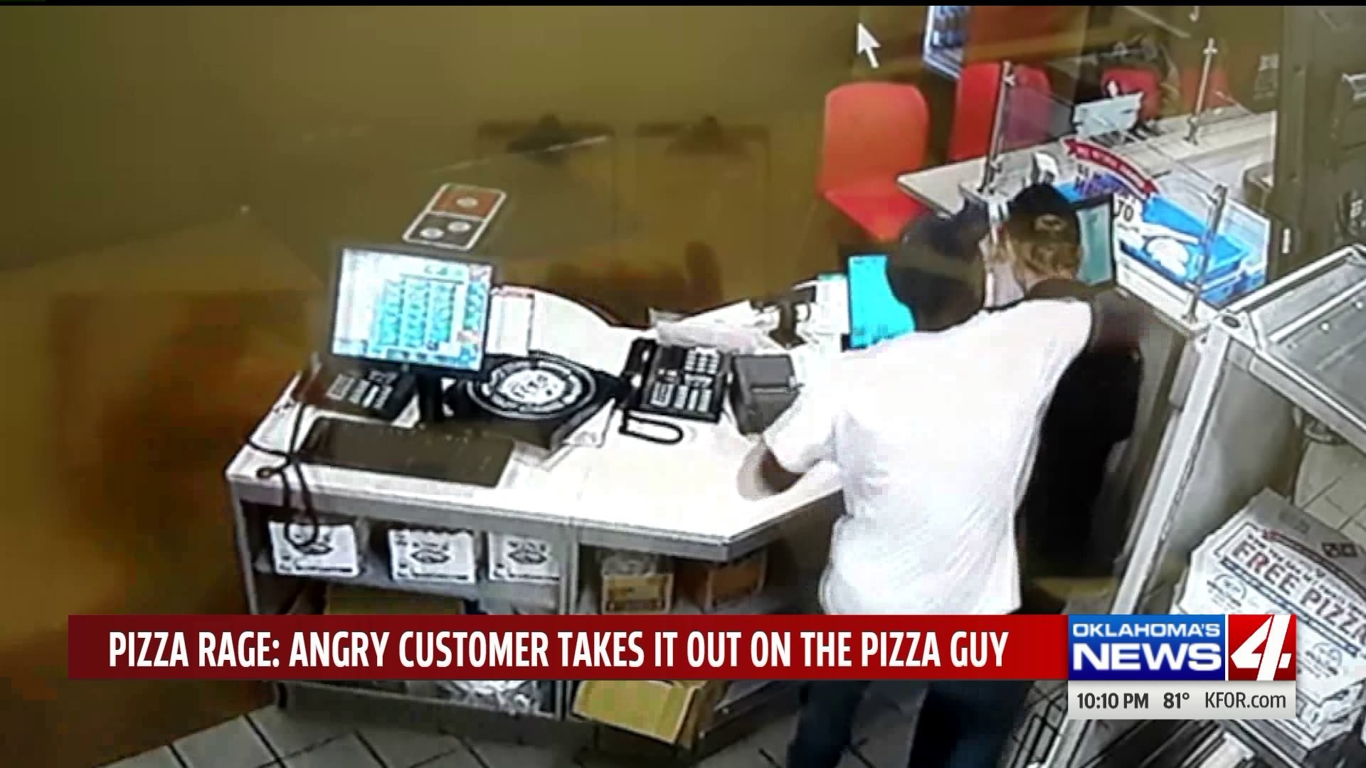 ‘It’s just pizza’: Angry customer charged with assault after attacking ...