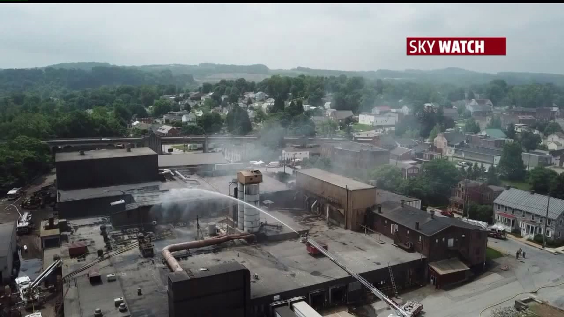 Three-alarm fire breaks out inside York County foundry | fox43.com