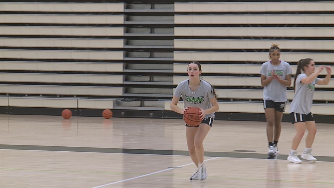 Former Eastern York Star Breana Grim excels in return to hoops | fox43.com