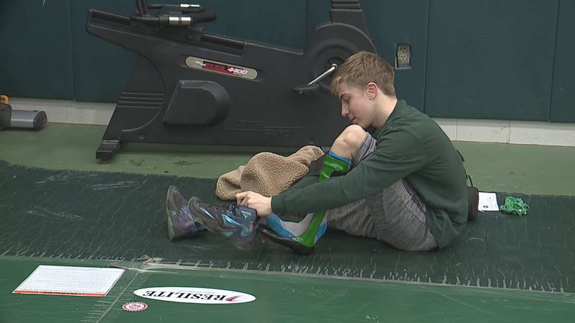 West Perry's Hayden Quaker has his goals set on the wrestling mat ...
