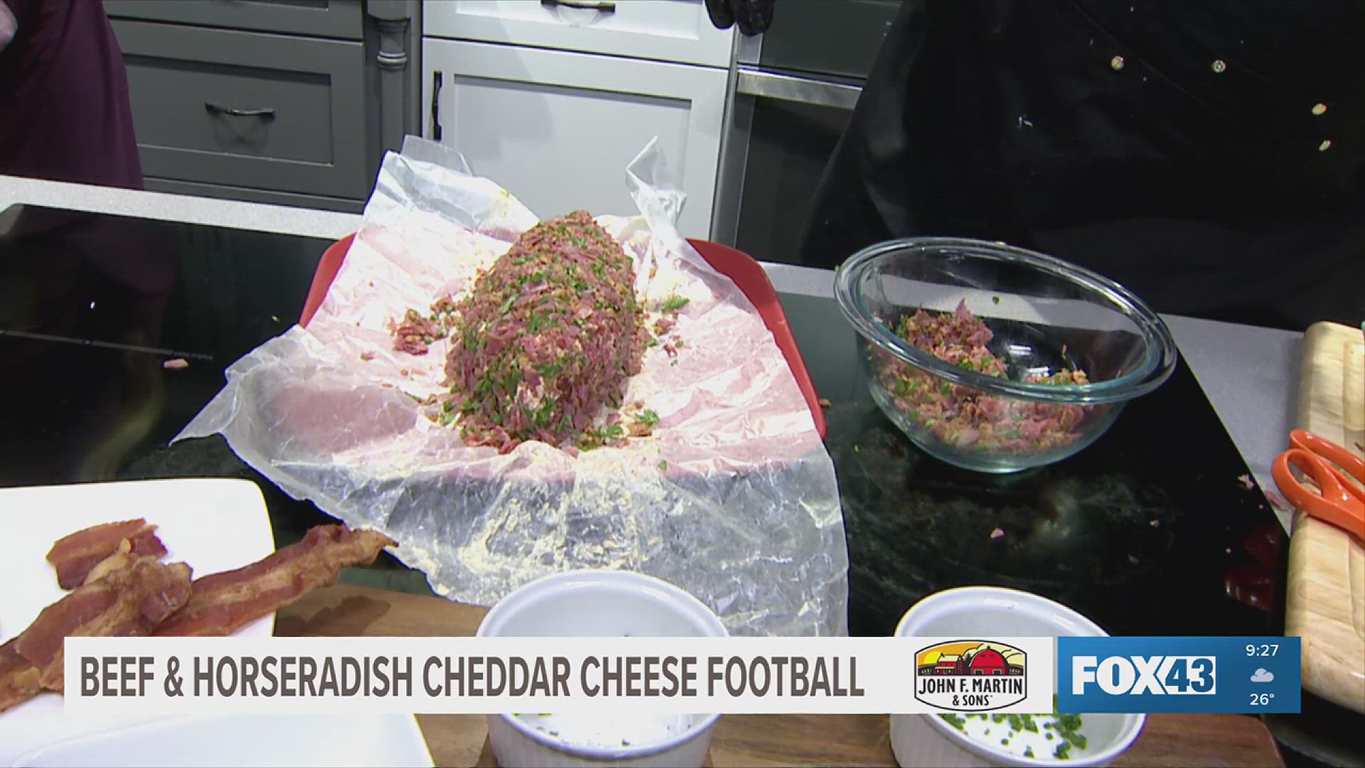 John F. Martin & Sons prepares a football-themed dish perfect for the ...