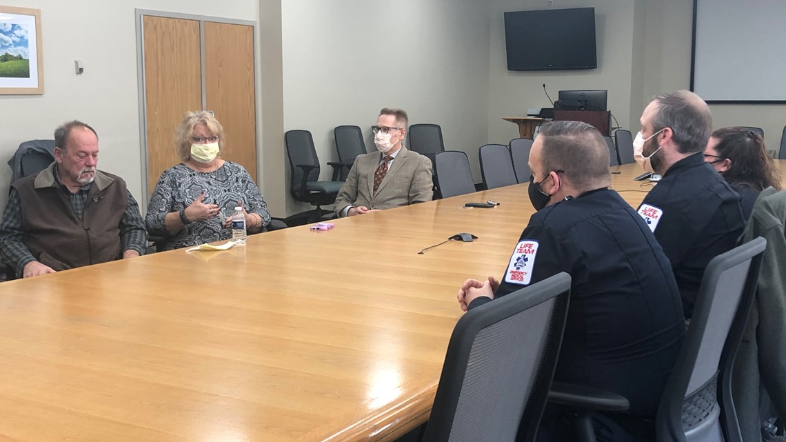 Juniata County man reunited with the EMS team that saved his life ...