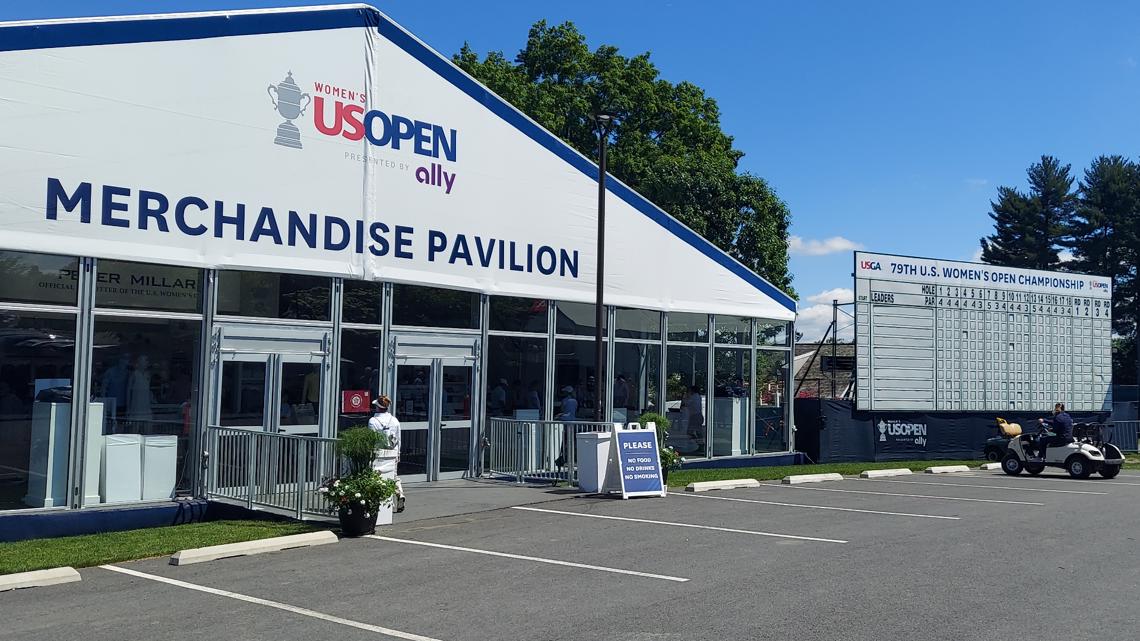 U.S. Women's Open | FOX43 takes a shopping trip to the Merch Tent ...