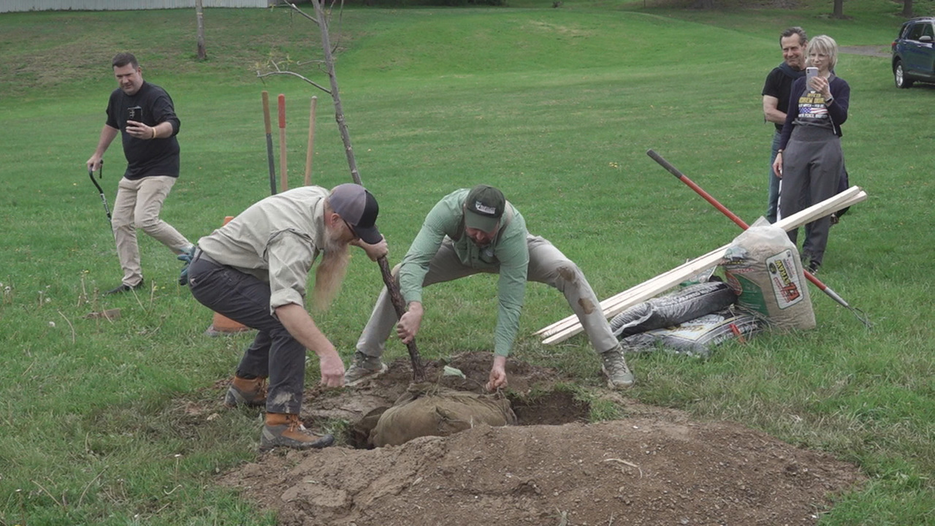West York honors fallen Officer Andrew Duarte with a tree and memorial ...