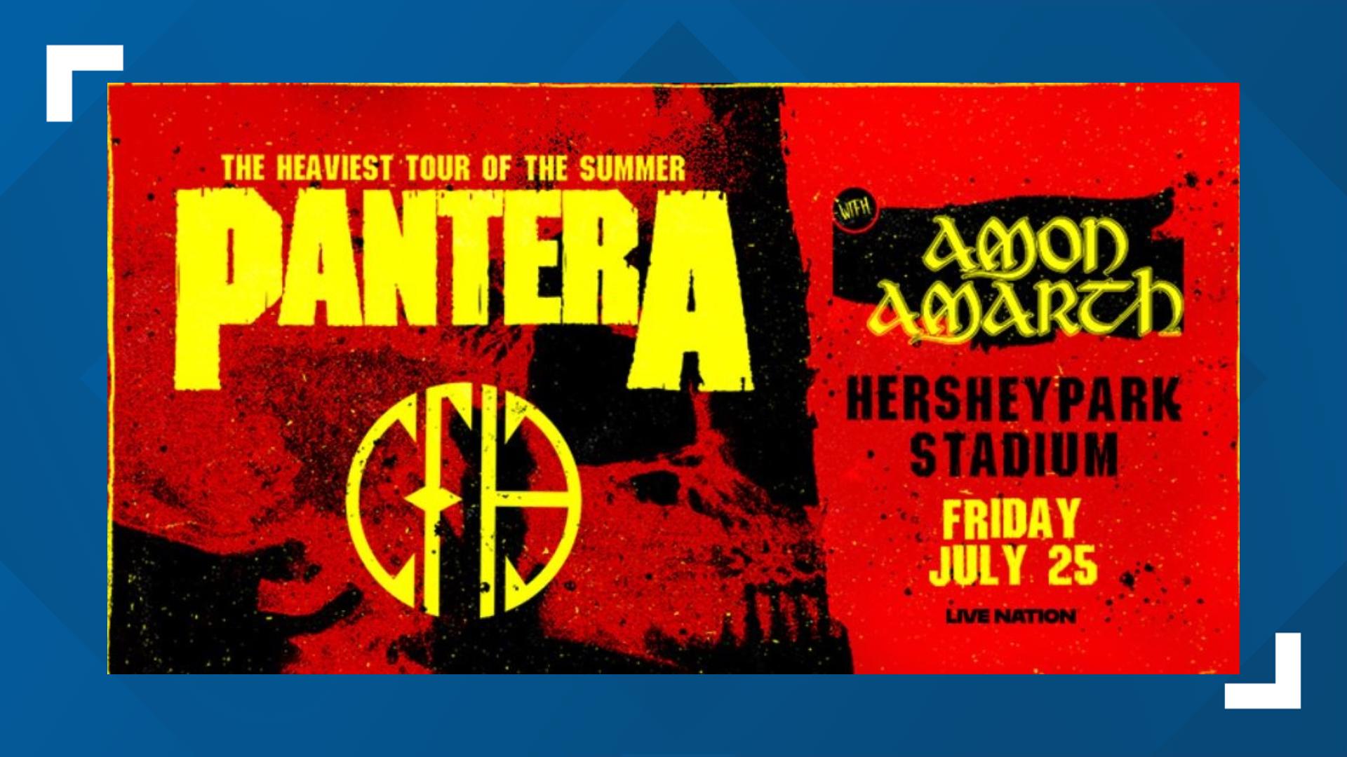 Heavy metal icons Pantera to perform in Hershey this summer | fox43.com