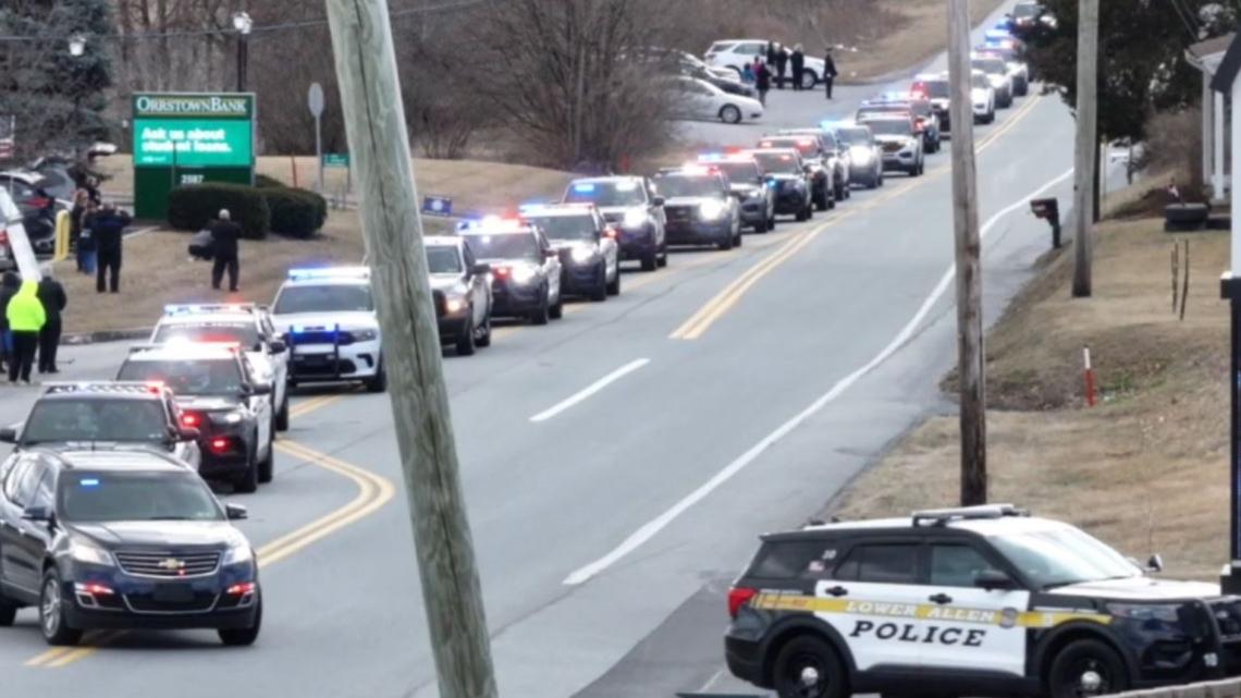 Residents take to the streets to honor Officer Duarte in final farewell ...