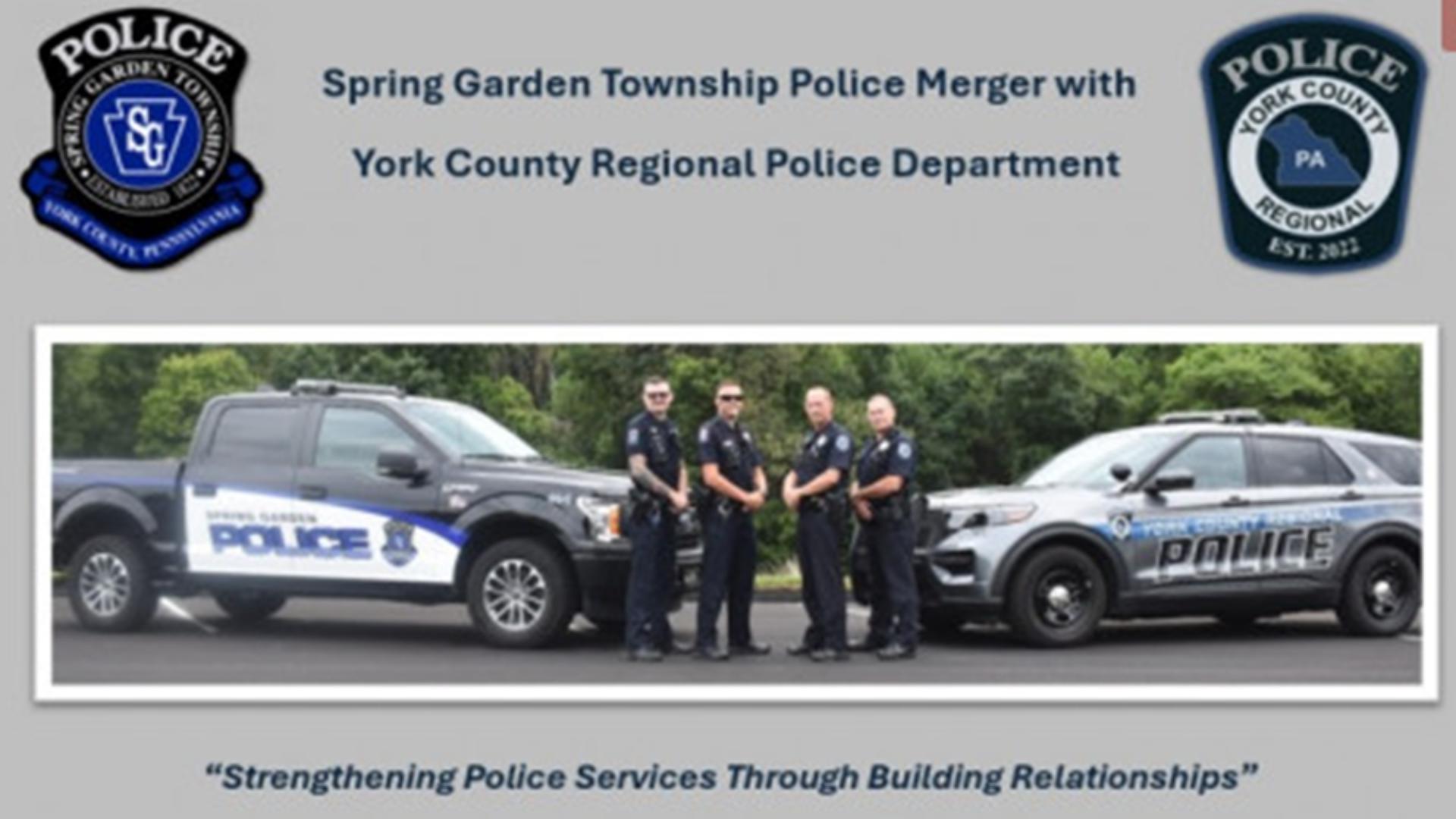 Spring Garden and York County Police Departments merge | fox43.com