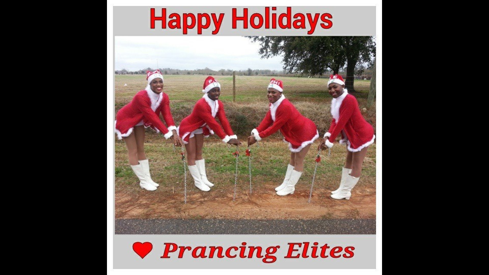 Male Dancing Santa group, Prancing Elites, not welcomed at Alabama ...