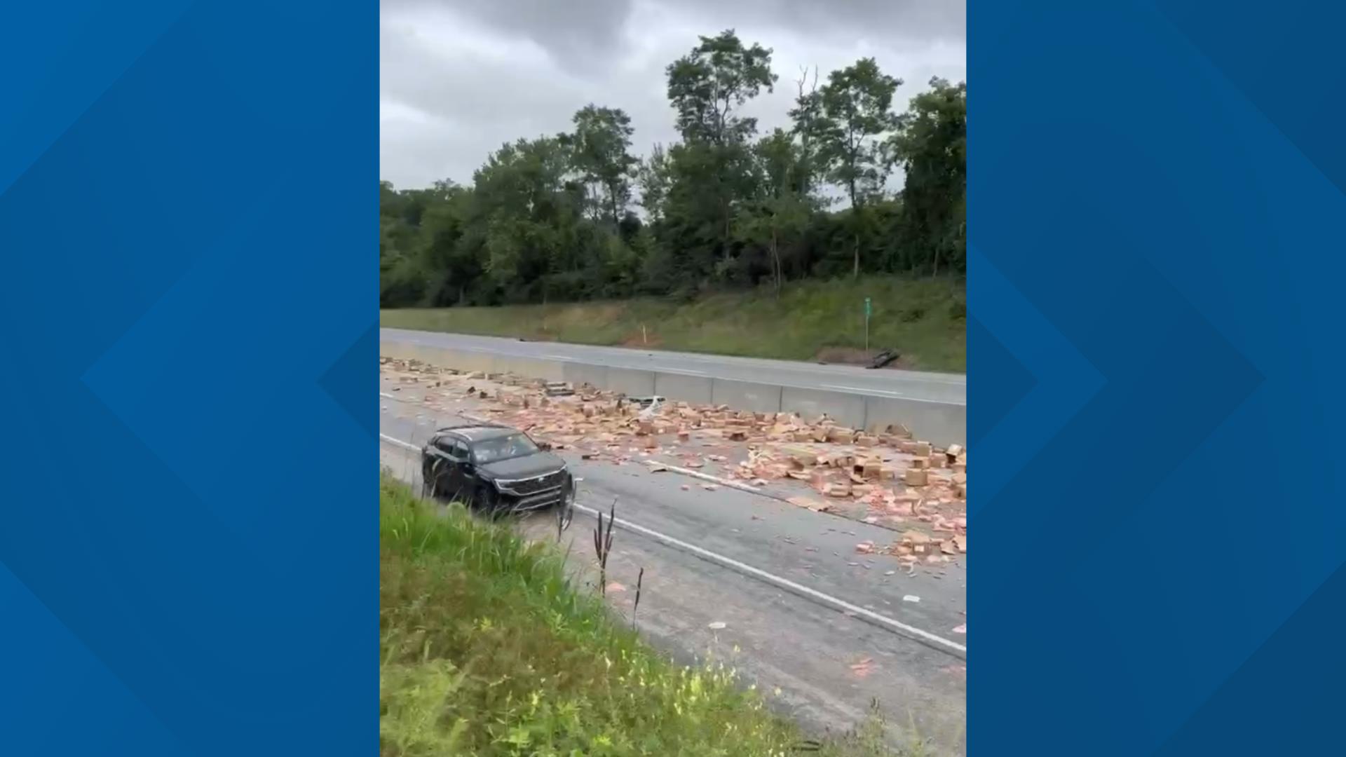 I-83 closed in both directions in York County after truck spills hot ...