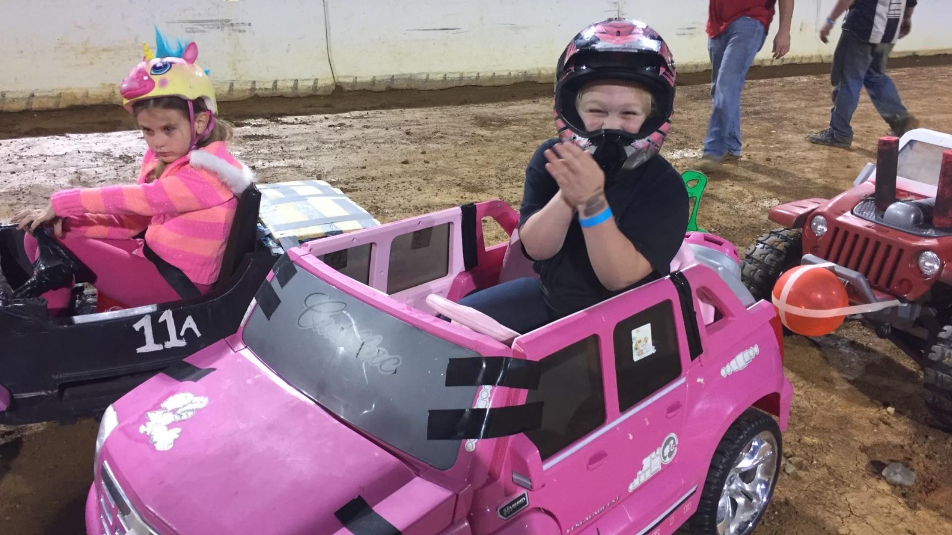 Cedar Crest's Katelyn Heffner overcomes challenges in demolition derby ...