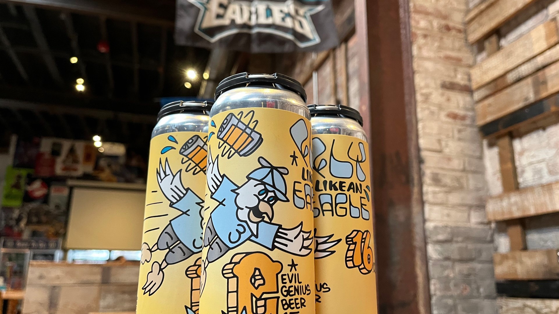 Evil Genius Beer Co. unveils two new playoff-worthy beers for Eagles fans | fox43.com