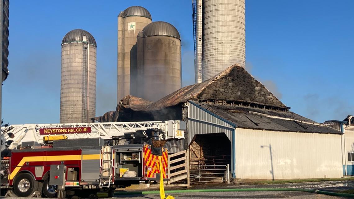 Crews respond to silo fire in Lebanon County | fox43.com