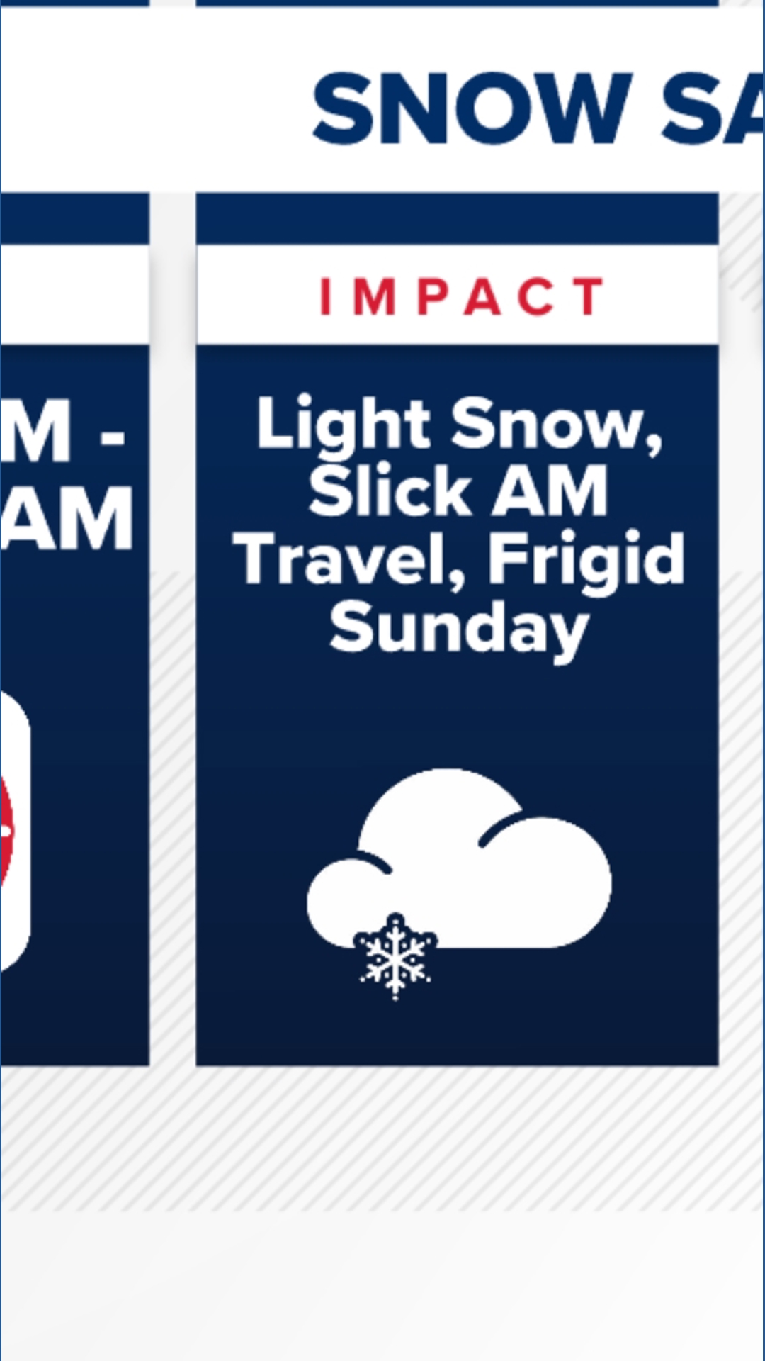 Weather Impact Alert as overnight snowfall brings slick travel for some ...