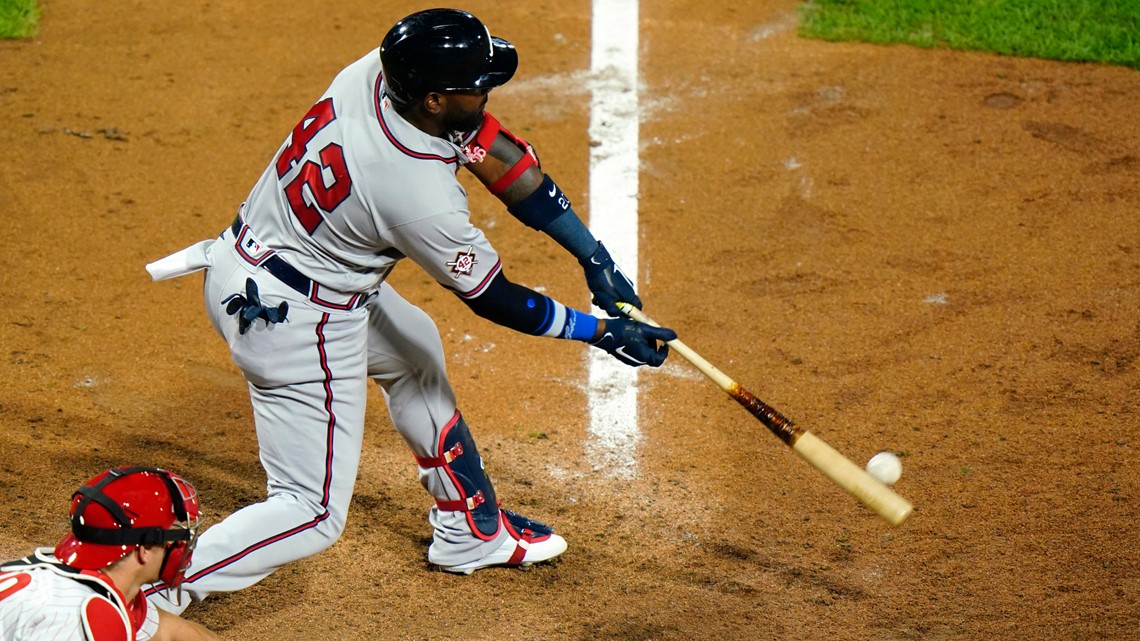Riley, Swanson help Braves to wild 12-10 win over Phillies | fox43.com
