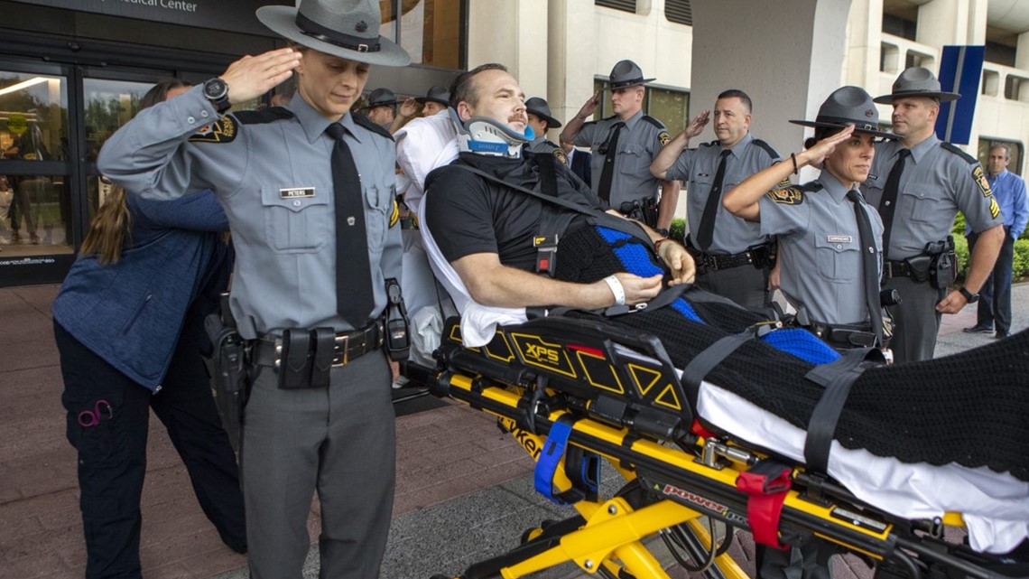 Injured state trooper Lt. James Wagner released from hospital | fox43.com