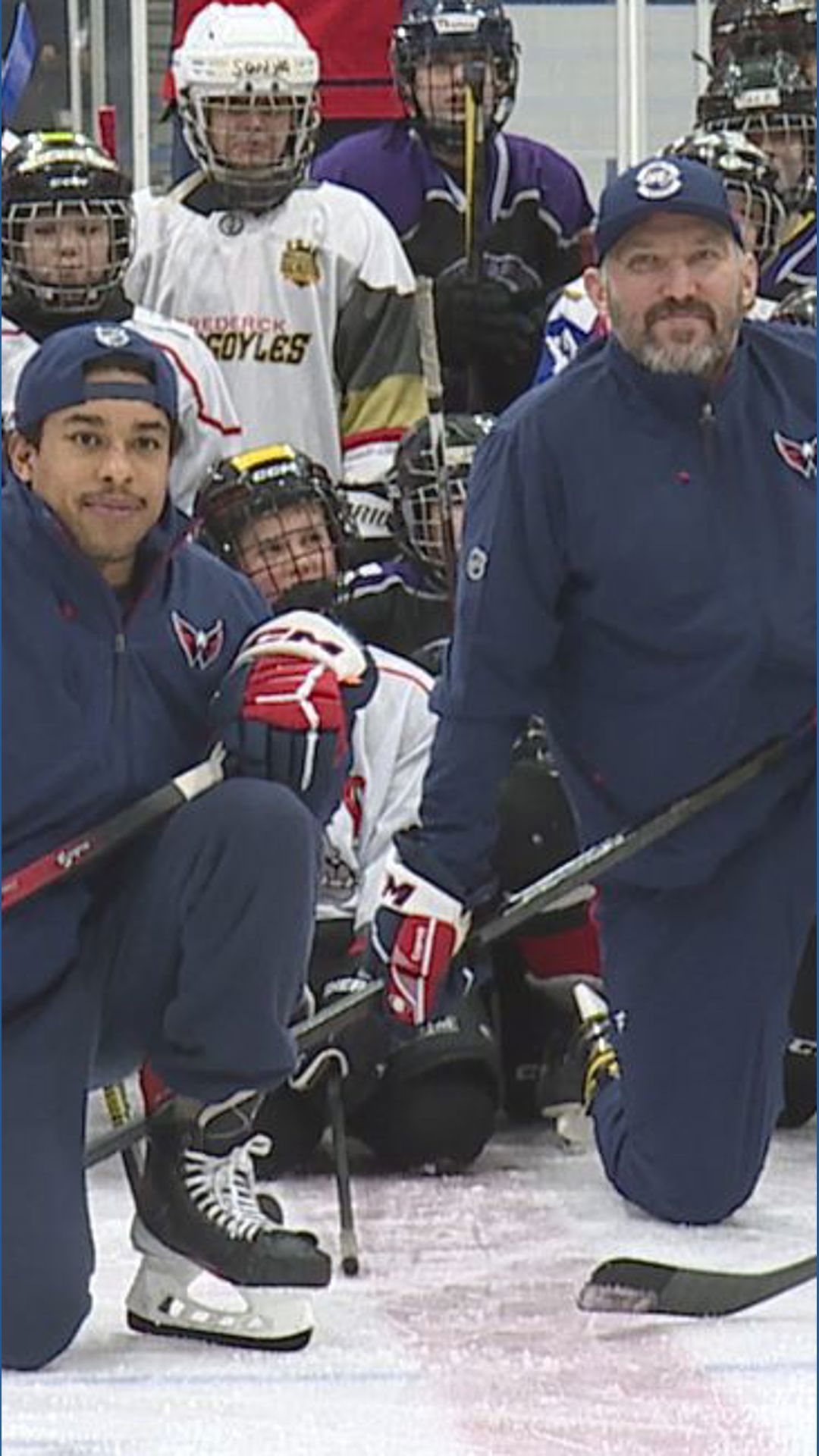 A hockey clinic to remember: Hershey Heroes skate with Alex Ovechkin ...