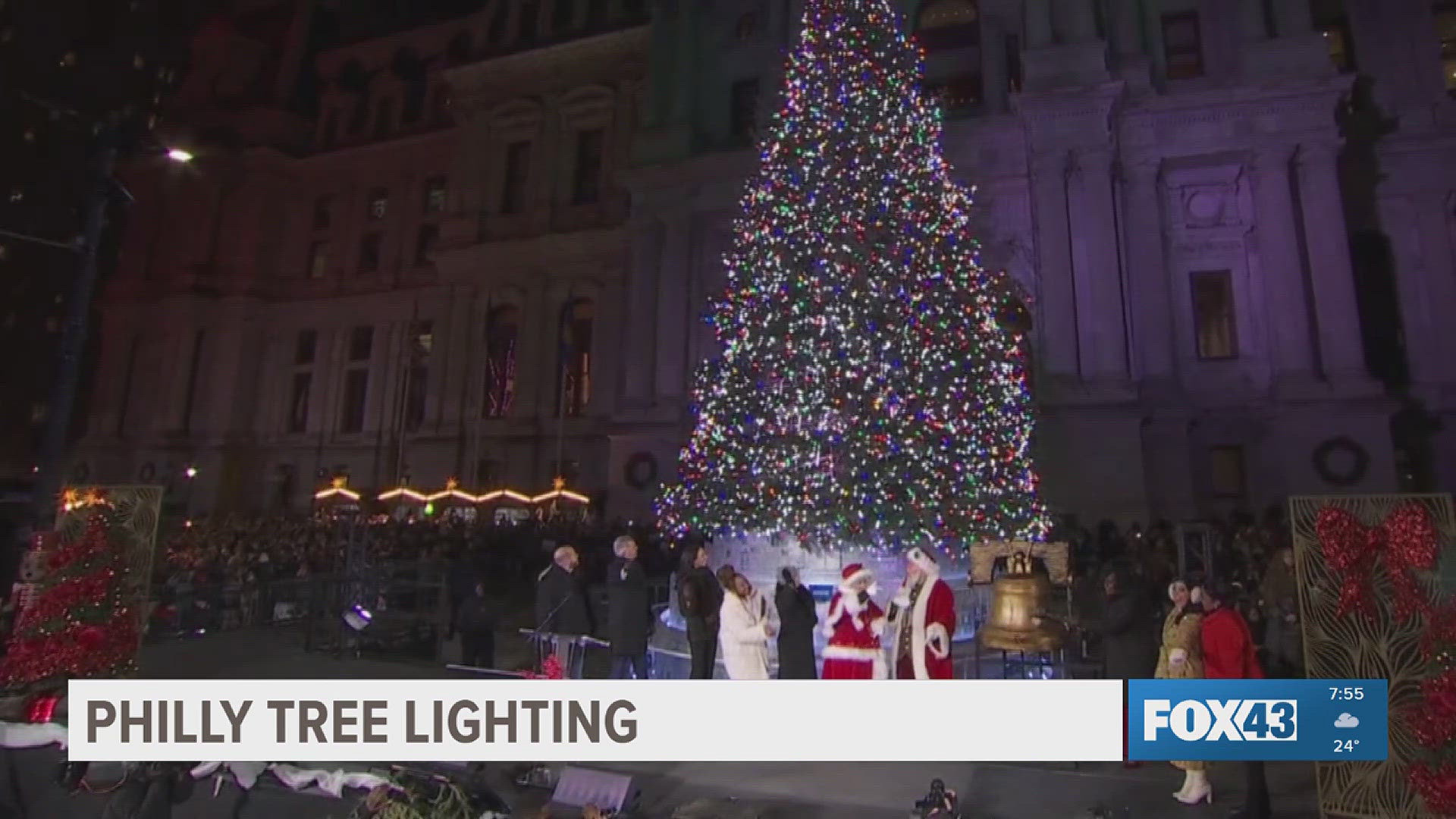Philadelphia lights it's Christmas tree | fox43.com