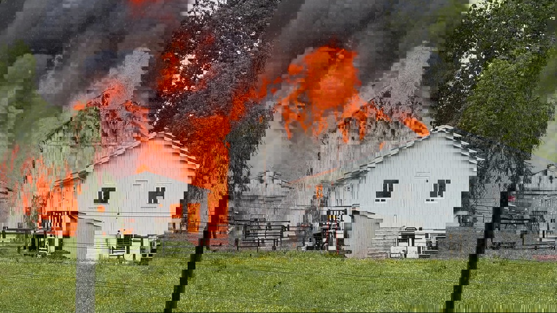 Wet hay behind surge in York County barn fires, experts warn | fox43.com