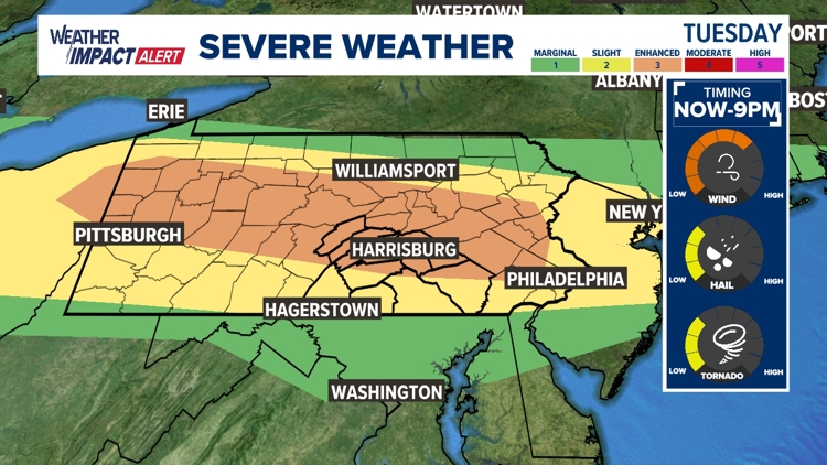Central Pennsylvania sees severe weather threat | fox43.com