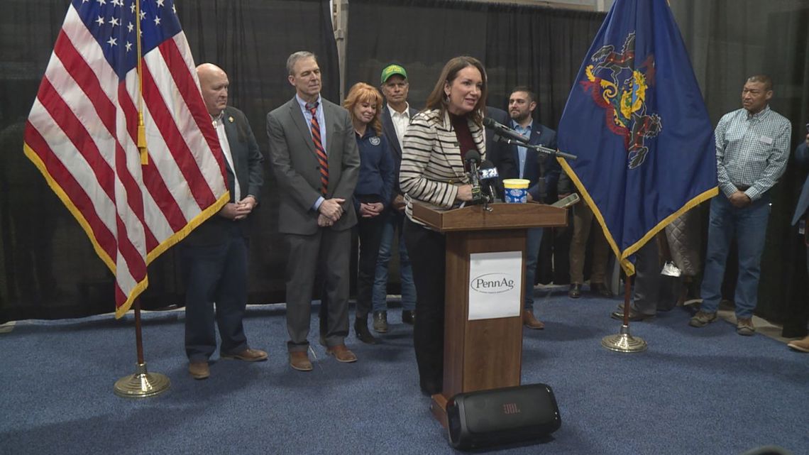 US Agriculture Secretary talks Trump farm policies at Pennsylvania Farm ...