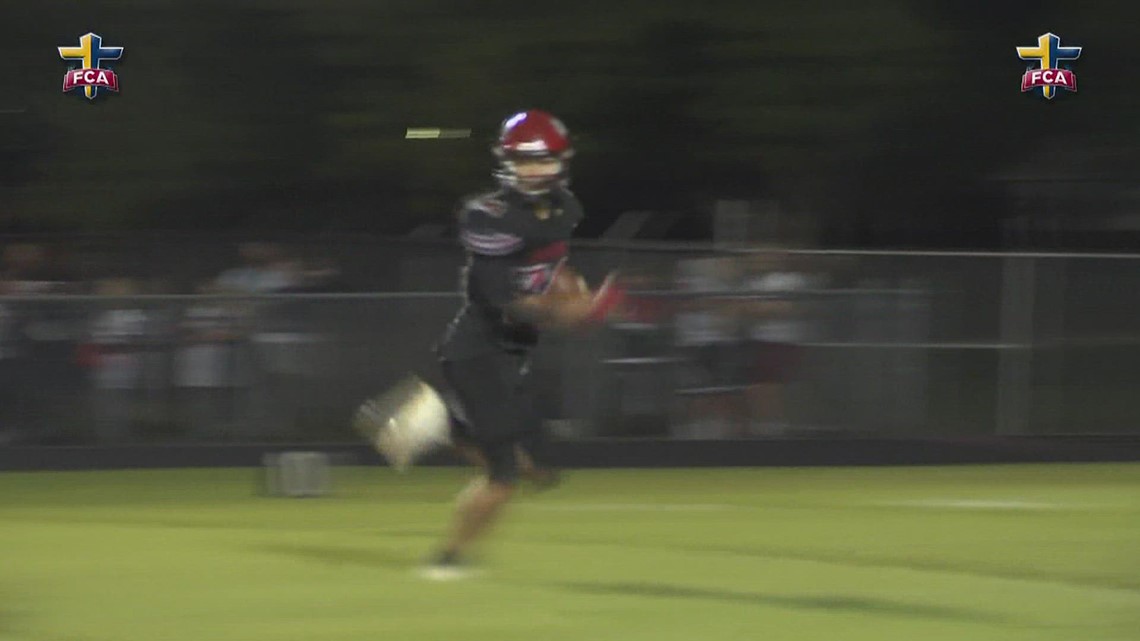 Play of the Night | Fulton's Ryan Eads returns kickoff for a 95-yard ...