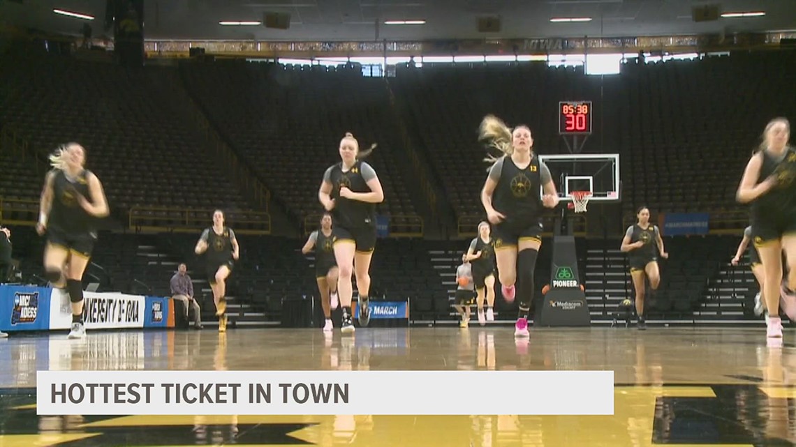 Hottest ticket in town: Lady Hawkeyes prepare for sold-out March ...