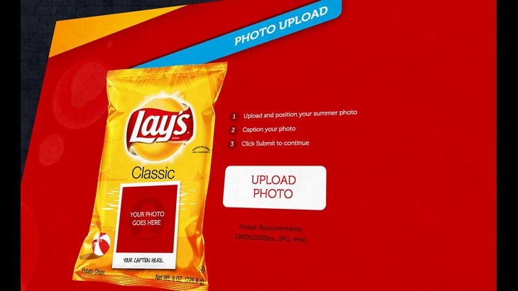 You could put your photo on a bag of potato chips | wqad.com
