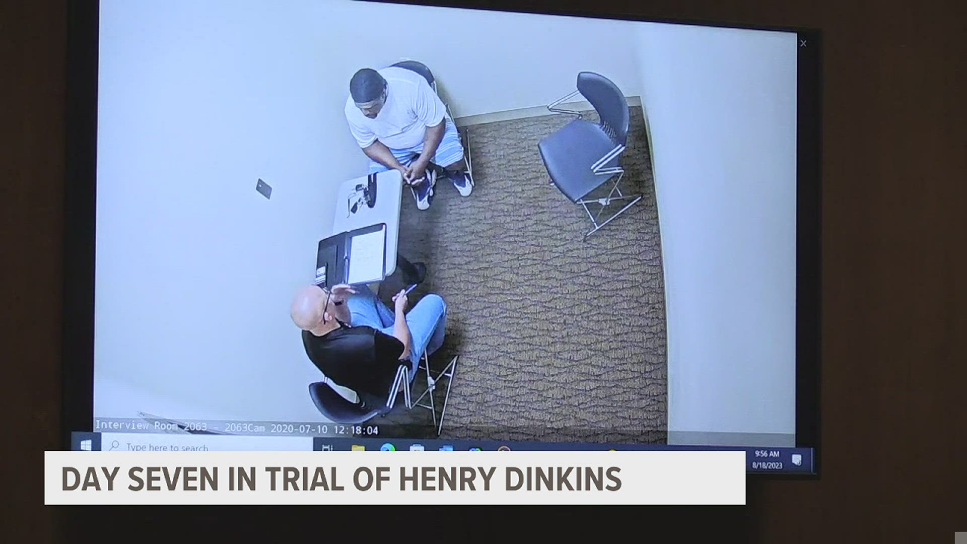 Day 7 of Henry Dinkins' trial shows police interview on day Breasia ...