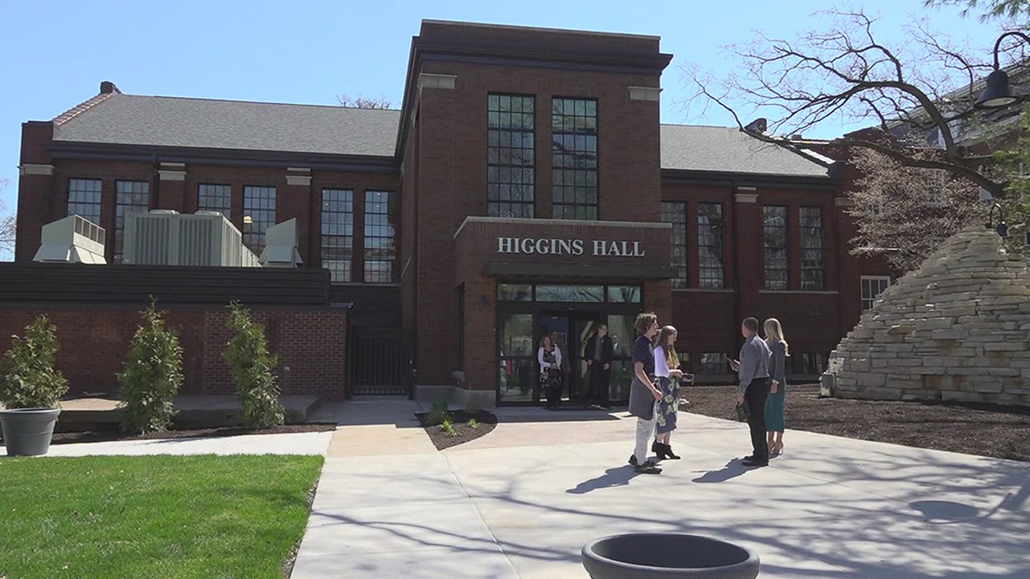 St. Ambrose hosts ribbon cutting to celebrate renovations to Higgins ...