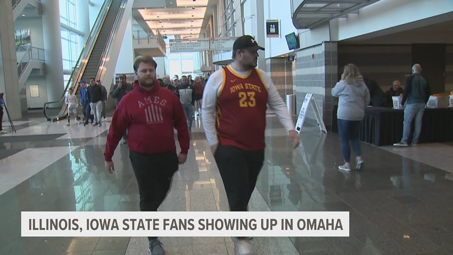 LIVE: Fans flock to Omaha after Illinois, Iowa State win first-round ...