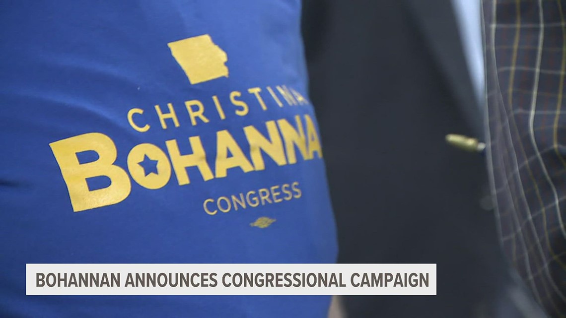 Christina Bohannan announces campaign for Iowa's 1st congressional ...