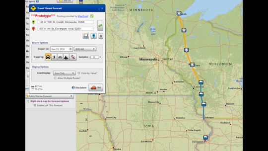 How to get the weather for every point on your road trip route | wqad.com