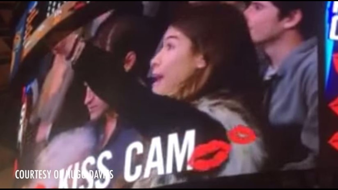 Viral Video: Woman rejected on ‘Kiss Cam’ finds another kisser | wqad.com