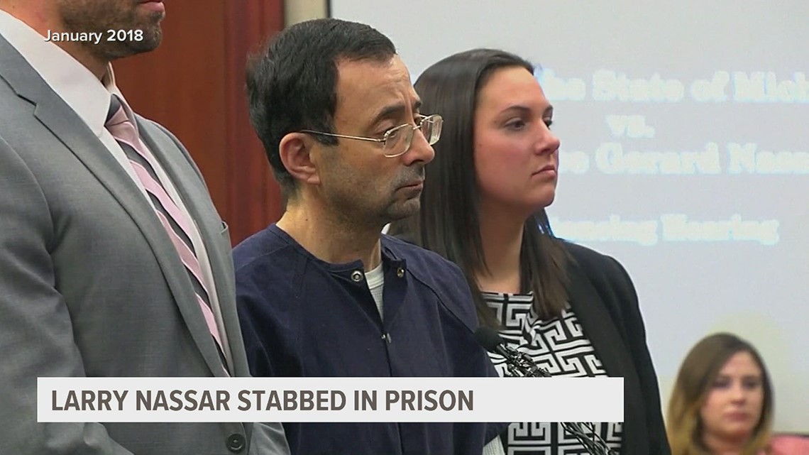 Larry Nassar, convicted former USA gymnastics doctor, stabbed in prison ... Larry Nassar, convicted former USA gymnastics doctor, stabbed in prison ...