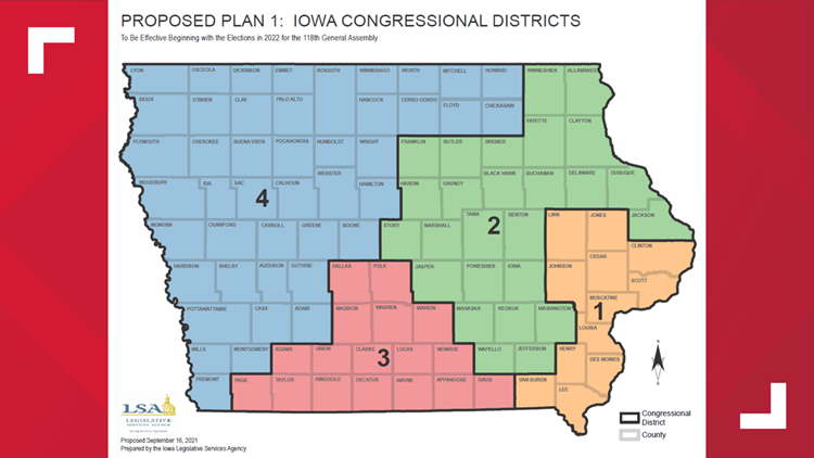 Iowa's new congressional map could mean big changes for QC voters ...