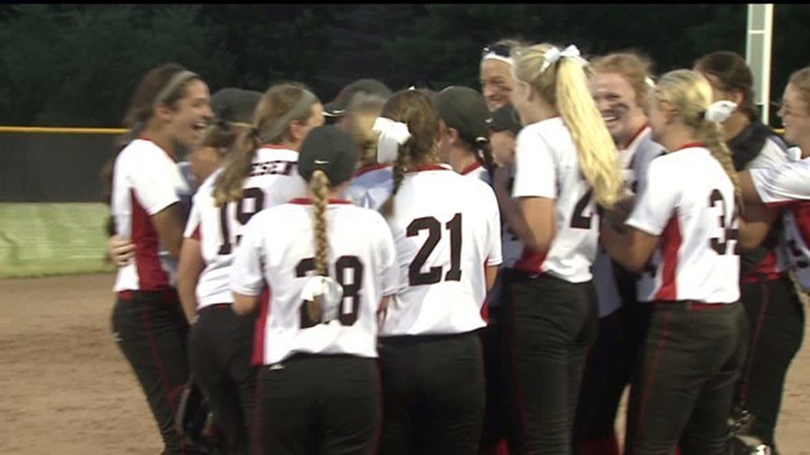 Assumption softball earns redemption and trip to State | wqad.com
